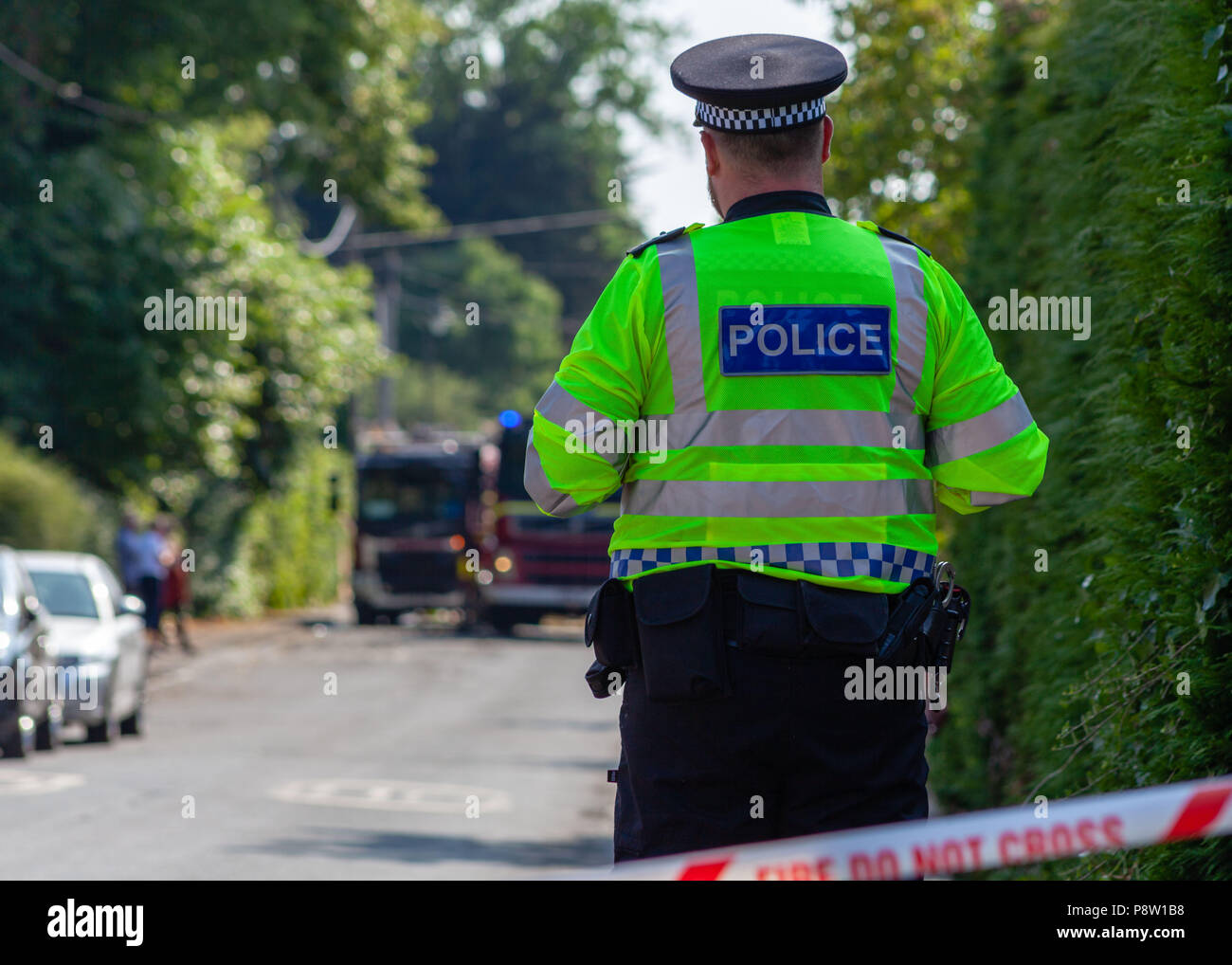 Police Officer At House High Resolution Stock Photography and Images ...