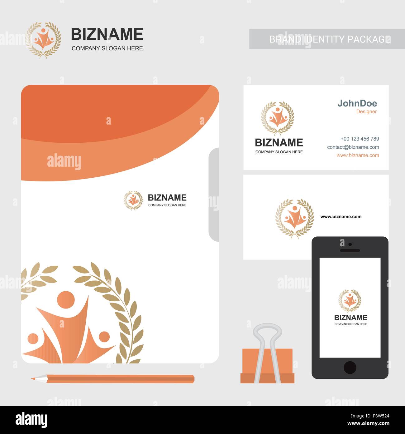 Company brochure with company logo and stylish design. For web design ...