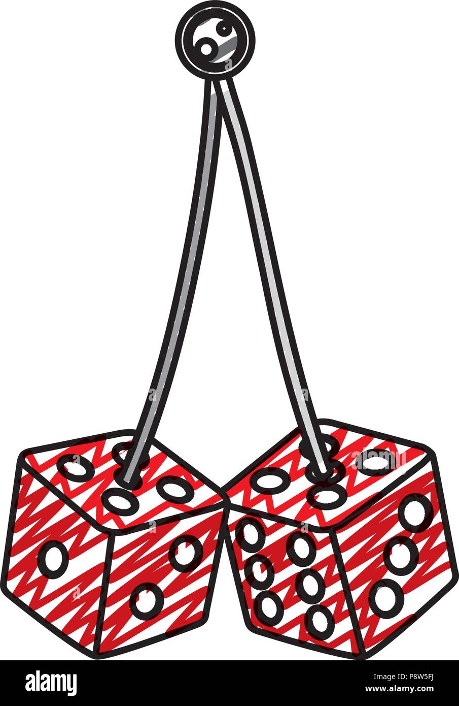 Gambling cubes vector vectors hi-res stock photography and images - Alamy