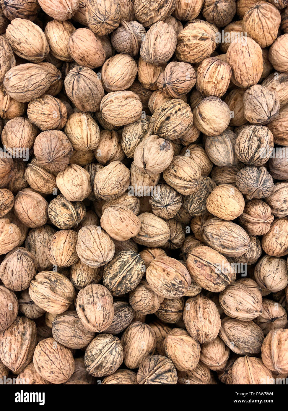 Selection of Walnuts Stock Photo - Alamy
