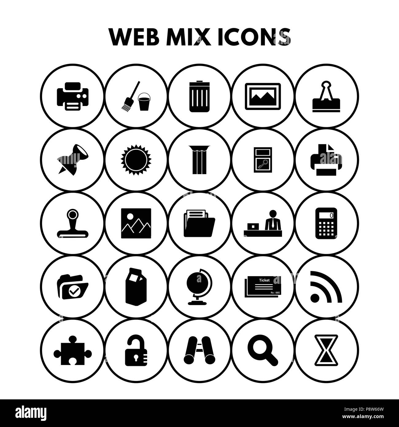 Web Mix Icons. For web design and application interface, also useful ...