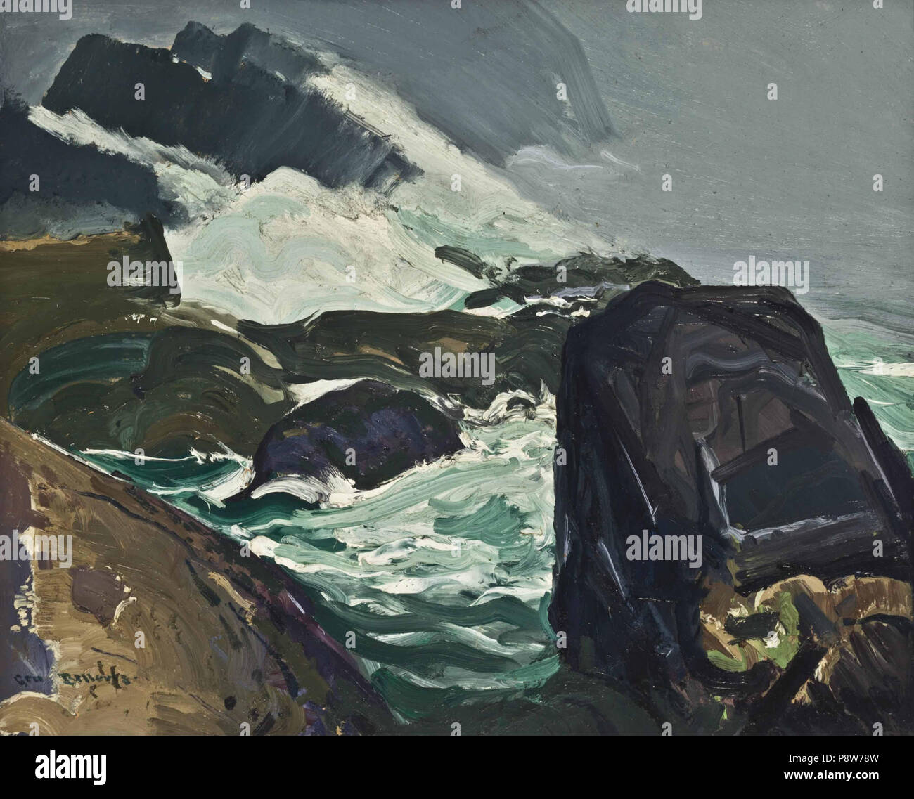 George bellows painting hi-res stock photography and images - Alamy