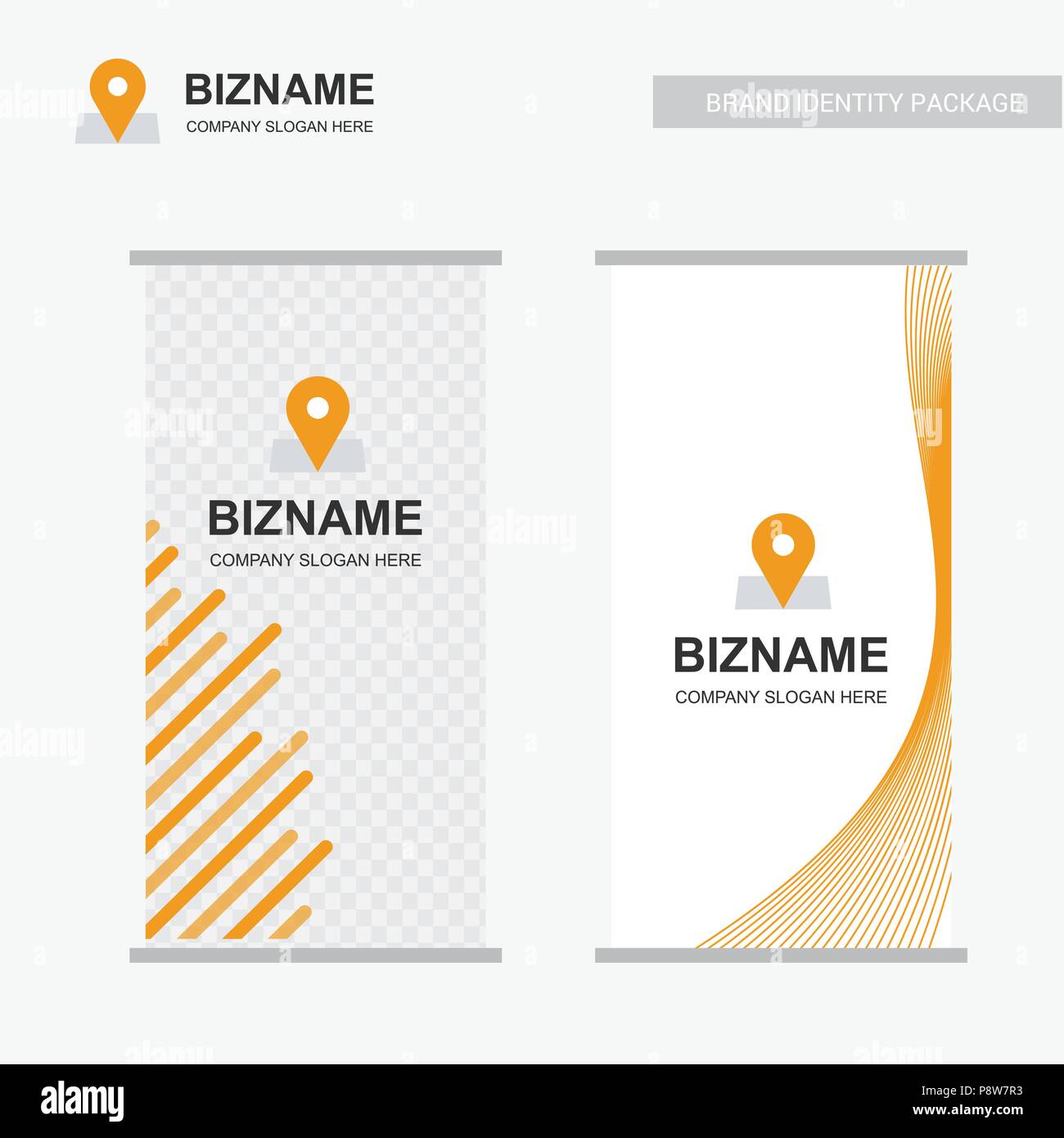 Company Ads banner design with company logo vector. For web design and ...