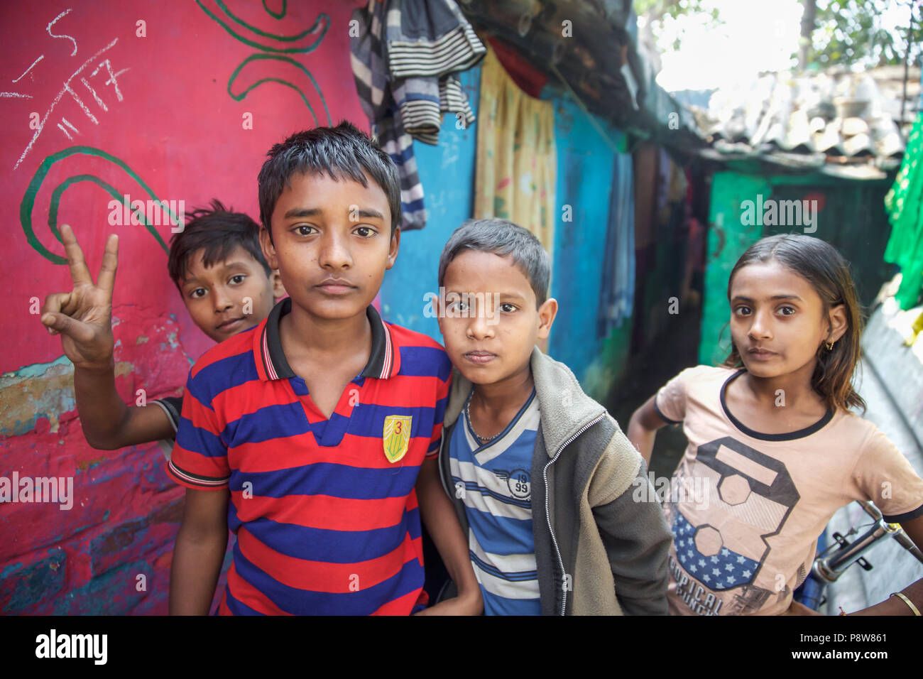 Children of Kolkata - India Stock Photo - Alamy