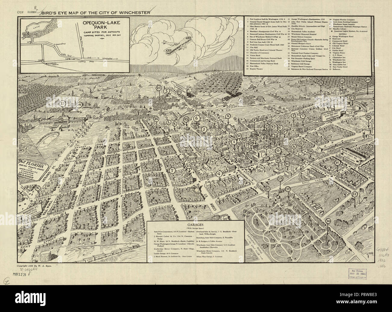 Map of winchester hi-res stock photography and images - Alamy