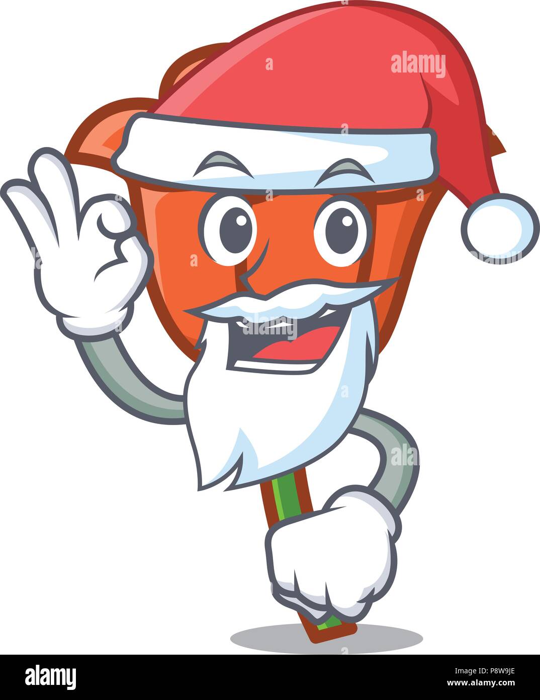 Santa poppy flower mascot cartoon Stock Vector Image & Art - Alamy