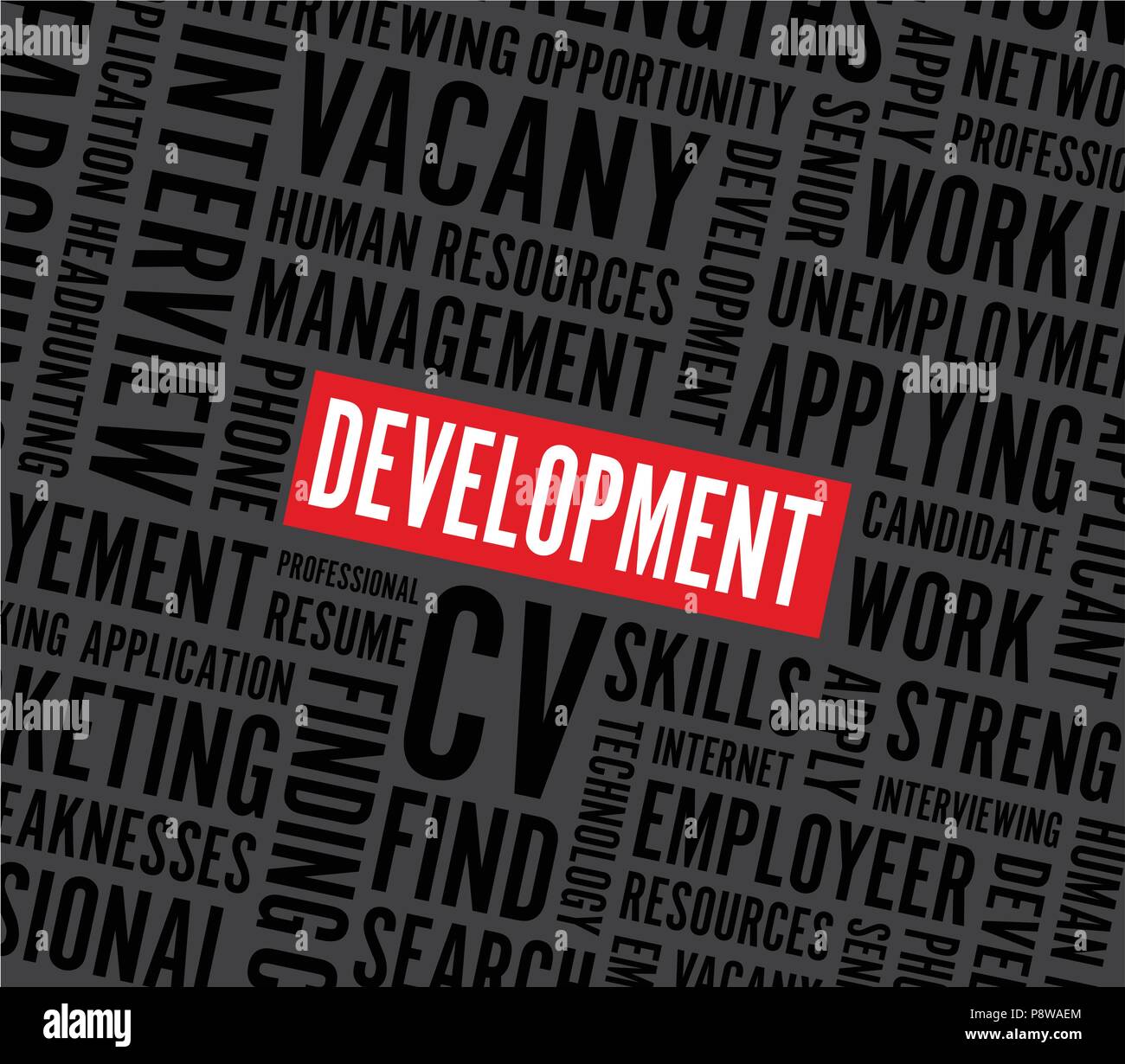 development word background Stock Vector Image & Art - Alamy