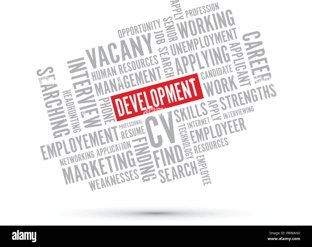 development word background Stock Vector Image & Art - Alamy