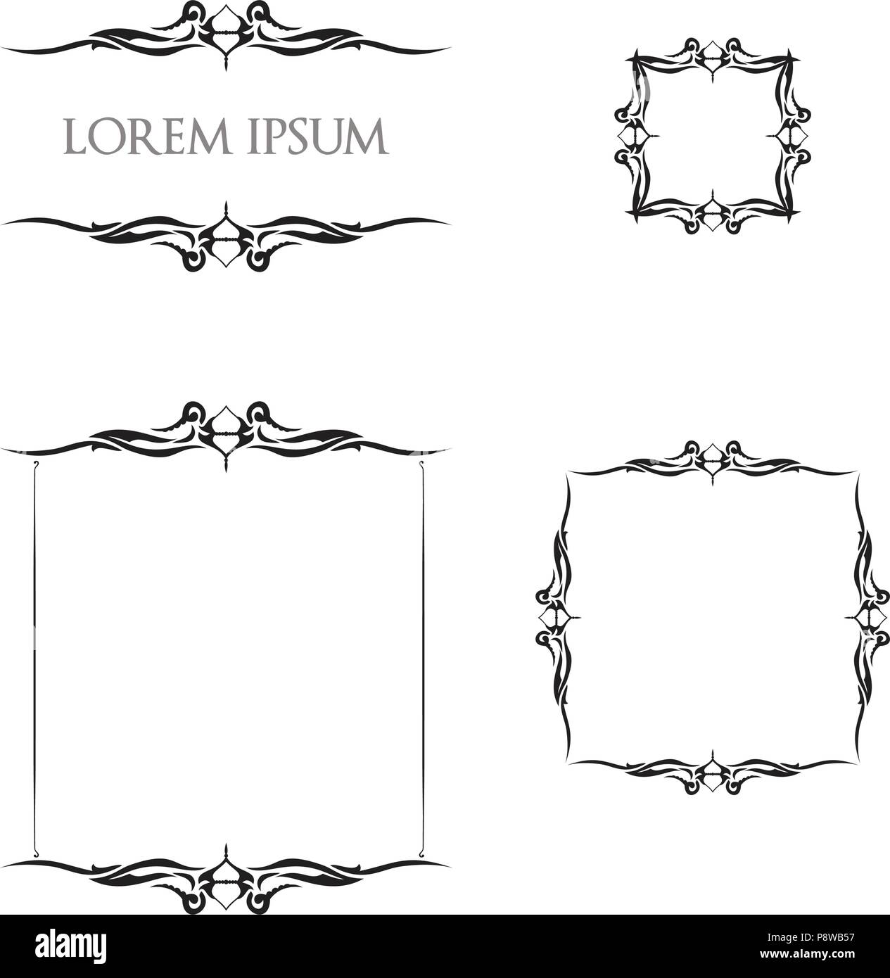 Decorative Vector Borders