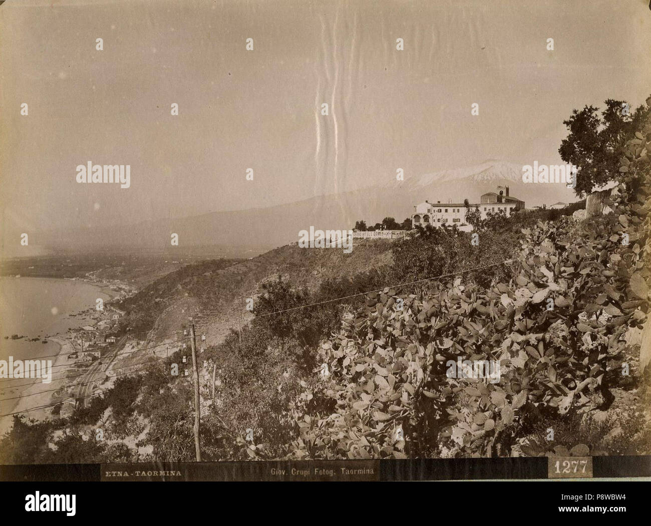 . 86 Crupi, Giovanni (1849-1925) - n. 1277 - Etna - Taormina Stock ...