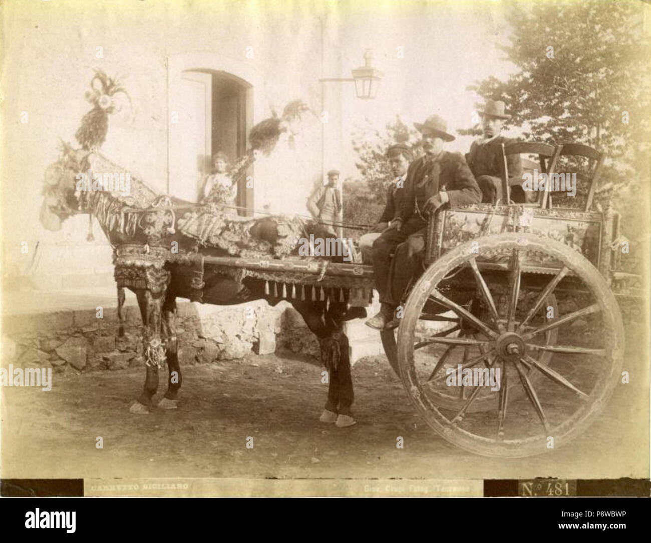 . 86 Crupi, Giovanni (1849-1925) - n. 481 - Carretto siciliano Stock ...