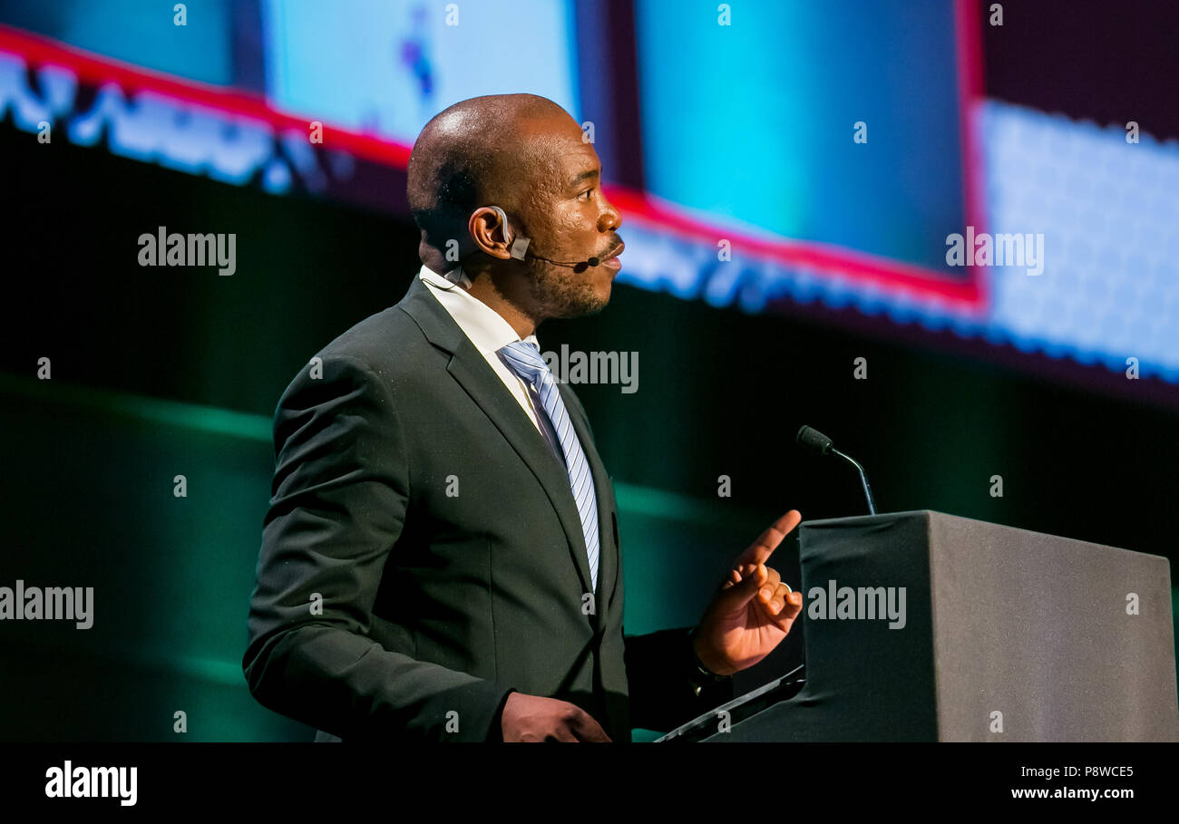 Johannesburg, South Africa, November 23, 2017, Mmusi Maimane the leader ...
