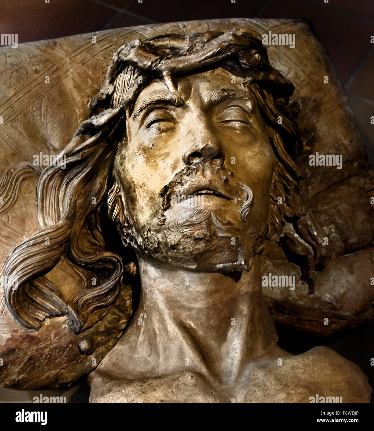 Dead christ by guido mazzoni 1450 1518 hi-res stock photography and ...