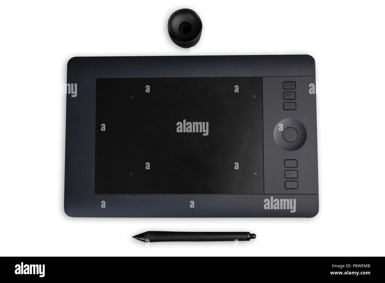 Black graphics tablet stylus Cut Out Stock Images & Pictures - Alamy
