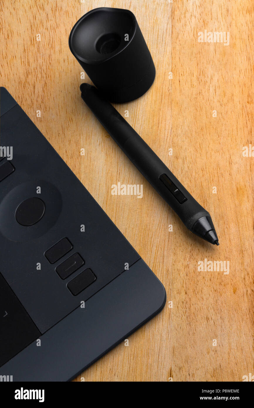 digital graphics tablet Stock Photo - Alamy