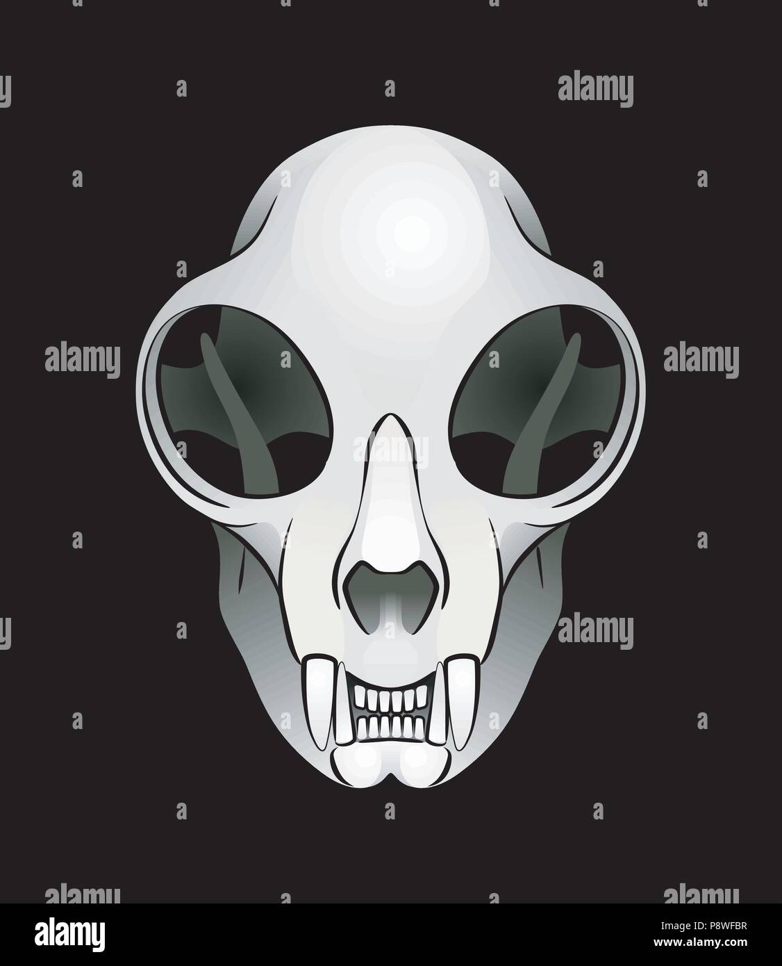 Dramatic skull Stock Vector Images - Alamy