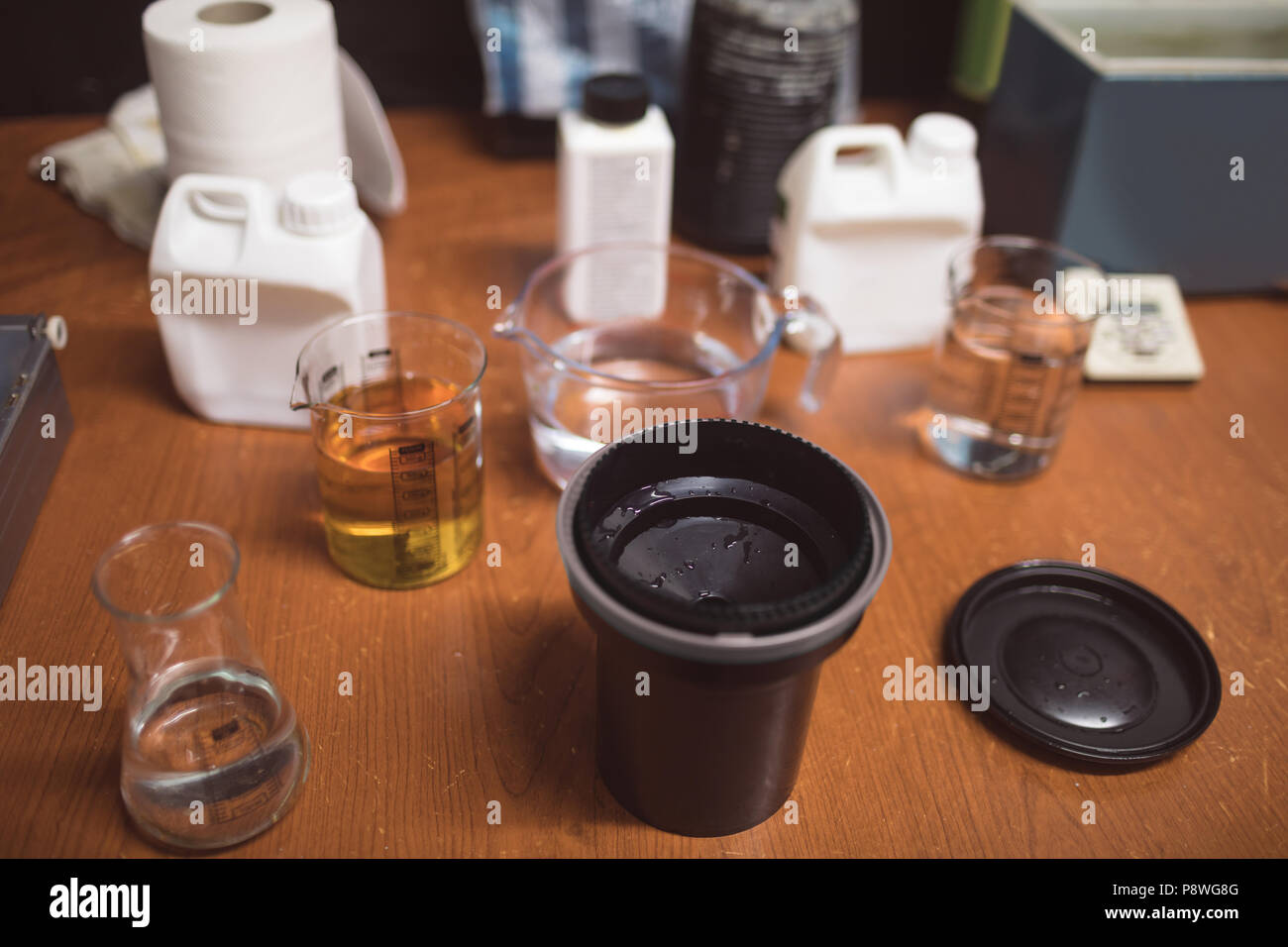 Lens on a table hi-res stock photography and images - Alamy