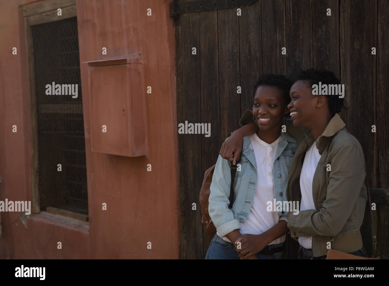 Twins siblings interacting with each other Stock Photo - Alamy
