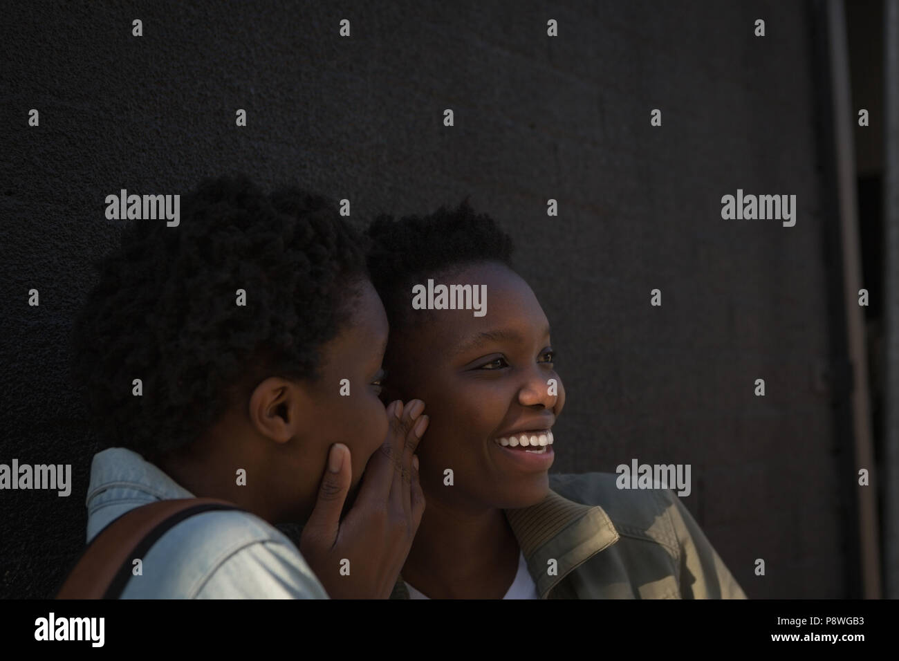 Twins siblings interacting with each other Stock Photo - Alamy
