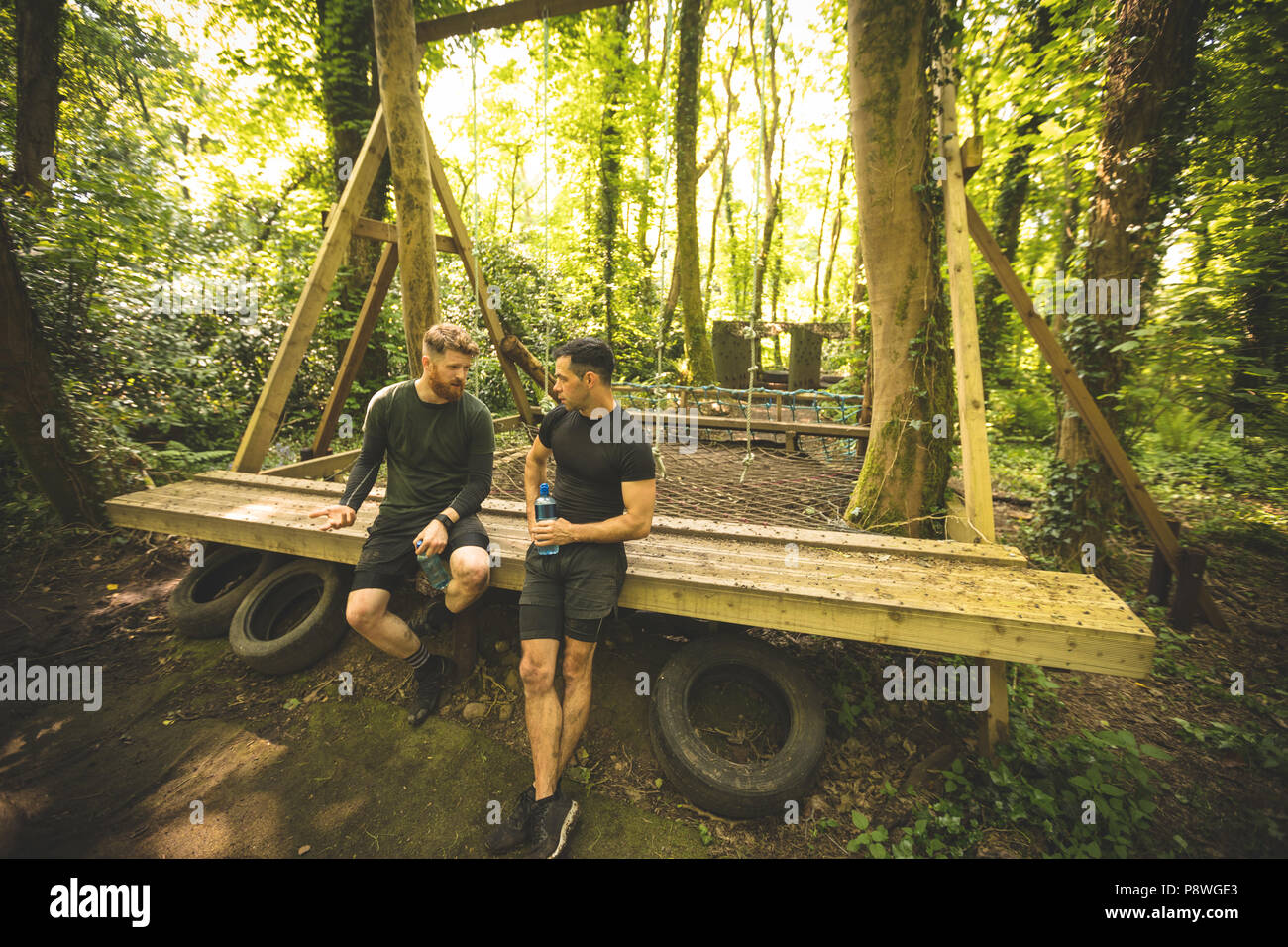 Mens camp hi-res stock photography and images - Alamy