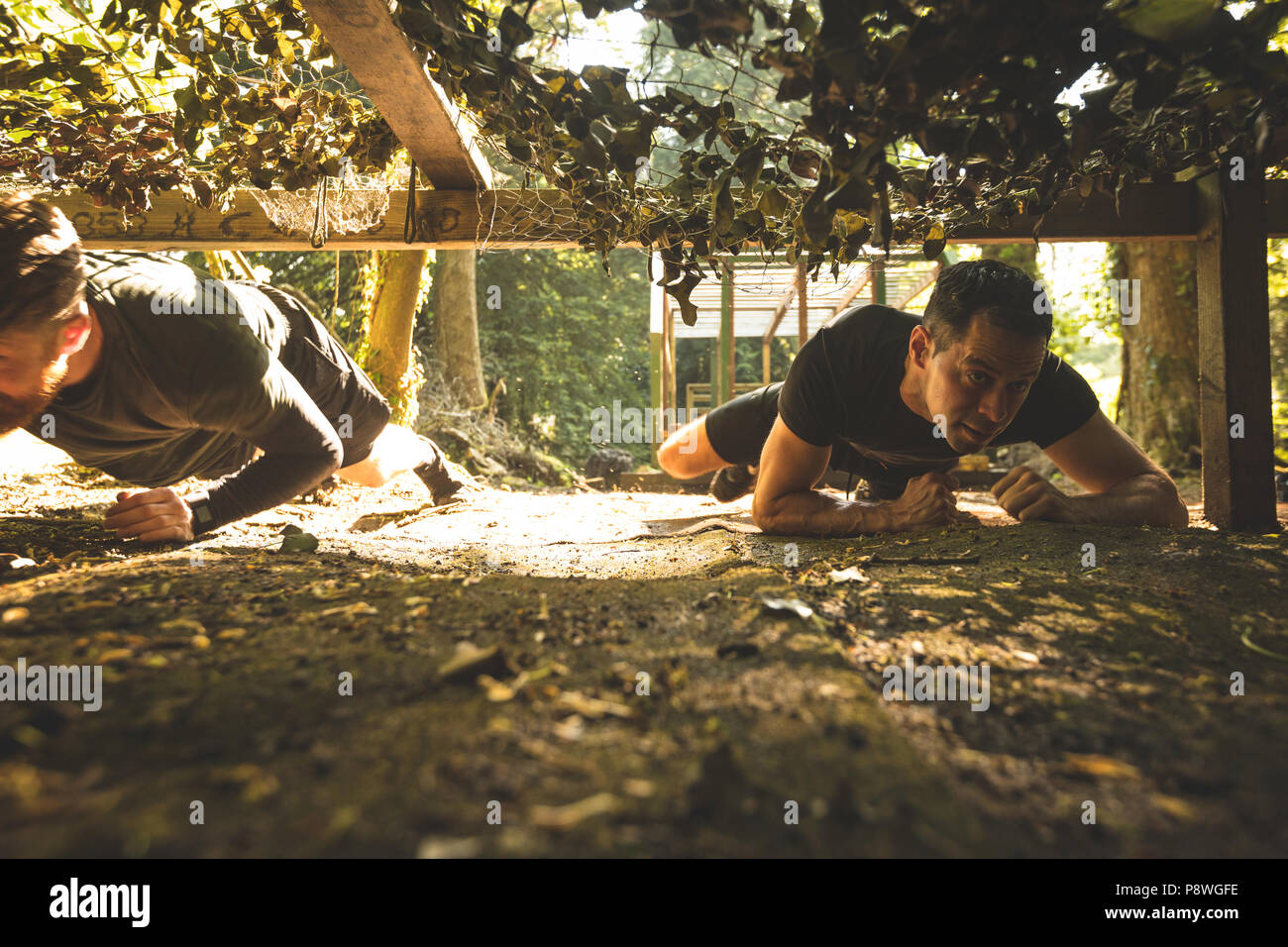 Crawling man hi-res stock photography and images - Alamy