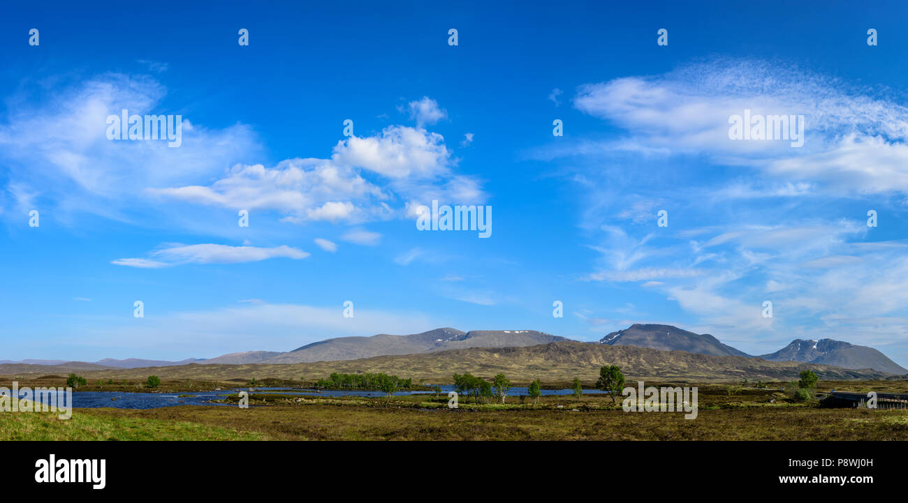 Scottish landscape. mountains and beautiful sky above Scotland Stock ...