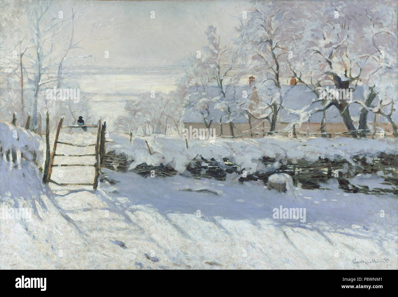 . 82 Claude Monet - The Magpie Stock Photo - Alamy