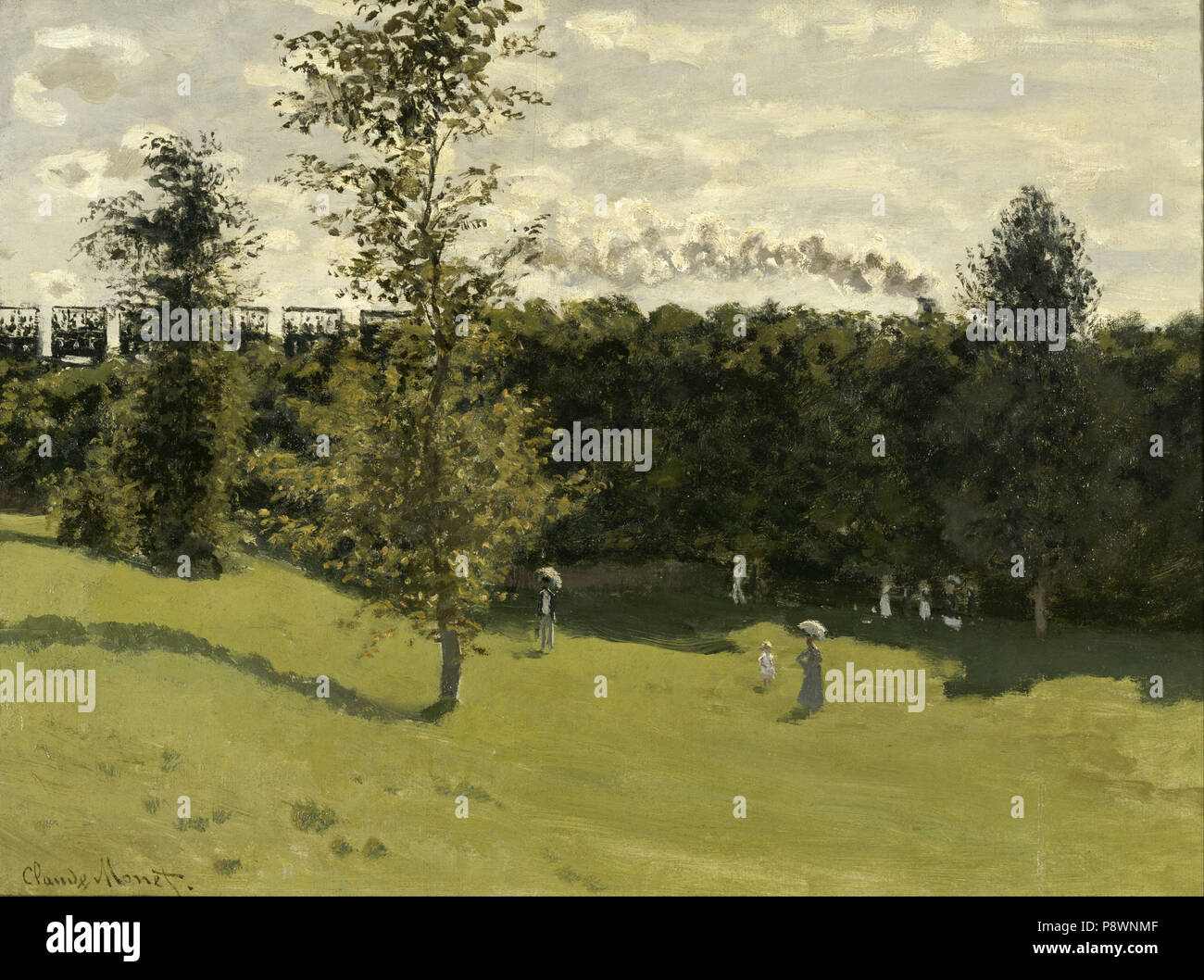 Monet french countryside painting hi-res stock photography and images ...
