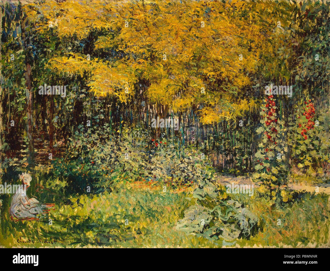 Claude monet garden 1876 hi-res stock photography and images - Alamy