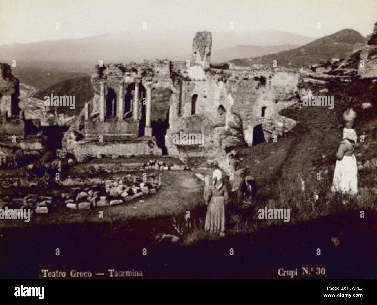 . 85 Crupi, Giovanni (1849-1925) - n. 0030 - Teatro Greco - Taormina ...