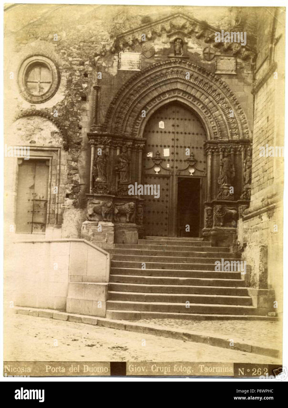 . 85 Crupi, Giovanni (1849-1925) - n. 0262 - Nicosia - Porta del Duomo ...