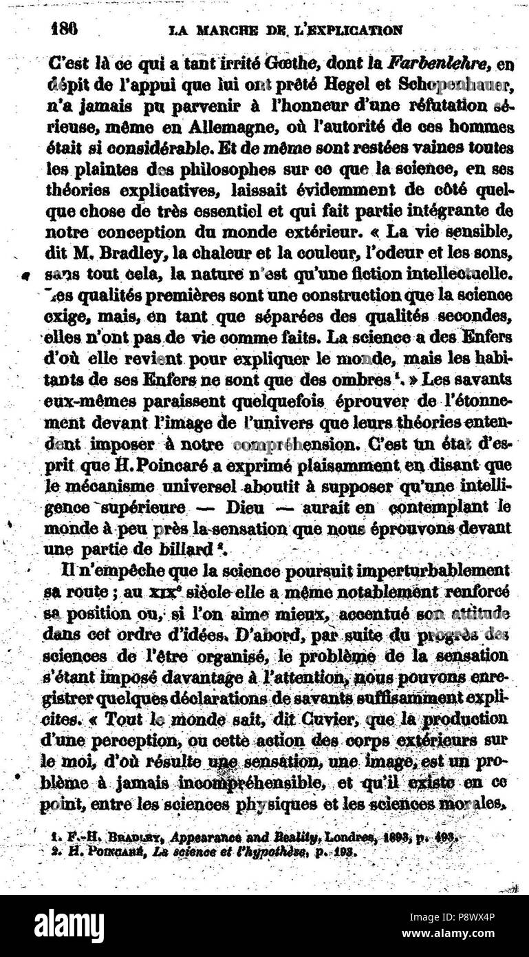 . 101 De l'explication dans les sciences I, 200 Stock Photo - Alamy