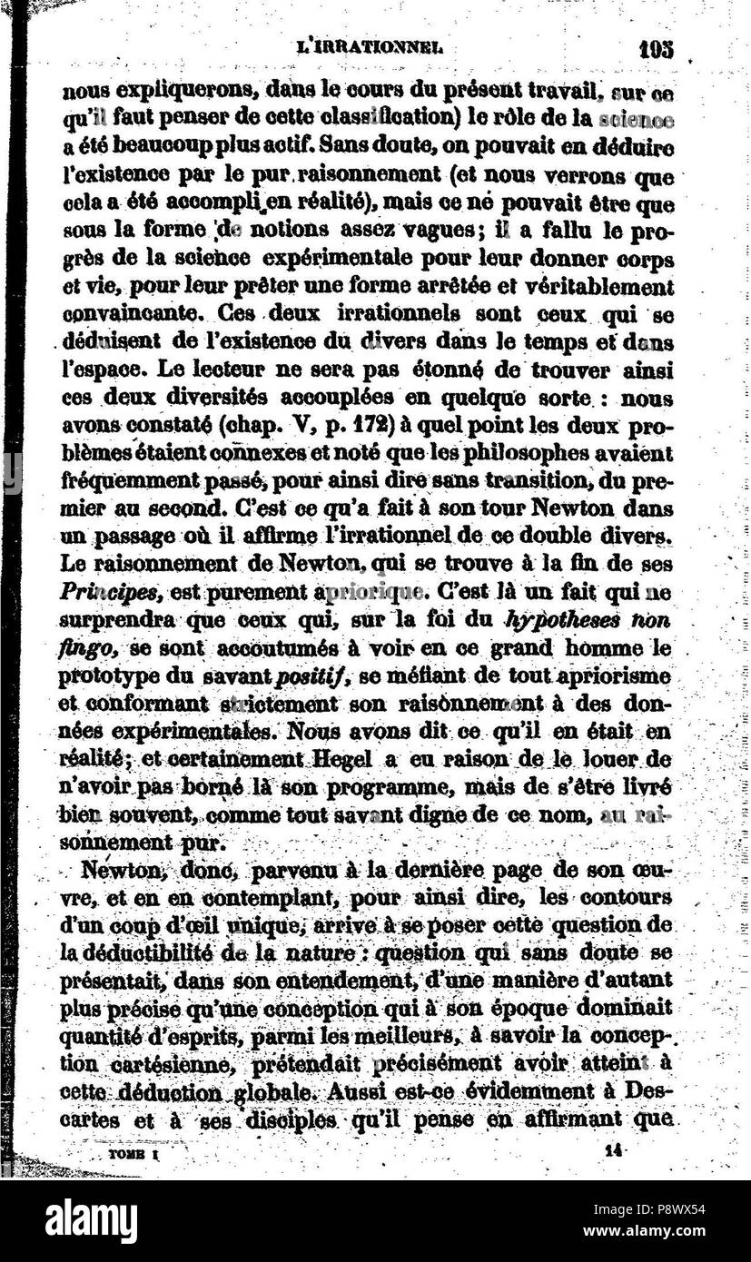 . 101 De l'explication dans les sciences I, 209 Stock Photo - Alamy