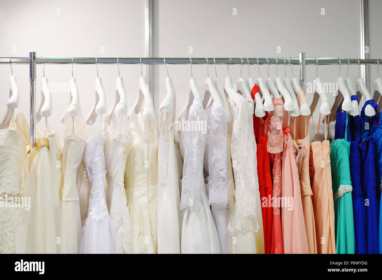 Bridal dresses stand hi-res stock photography and images - Alamy