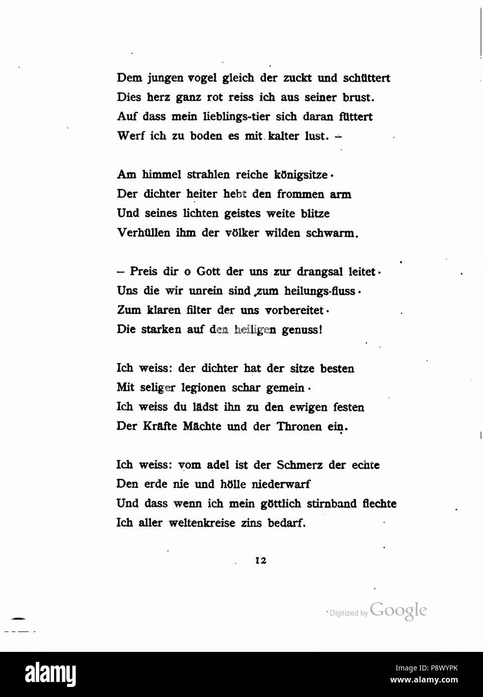115 Die Blumen des Boesen 012 Stock Photo - Alamy