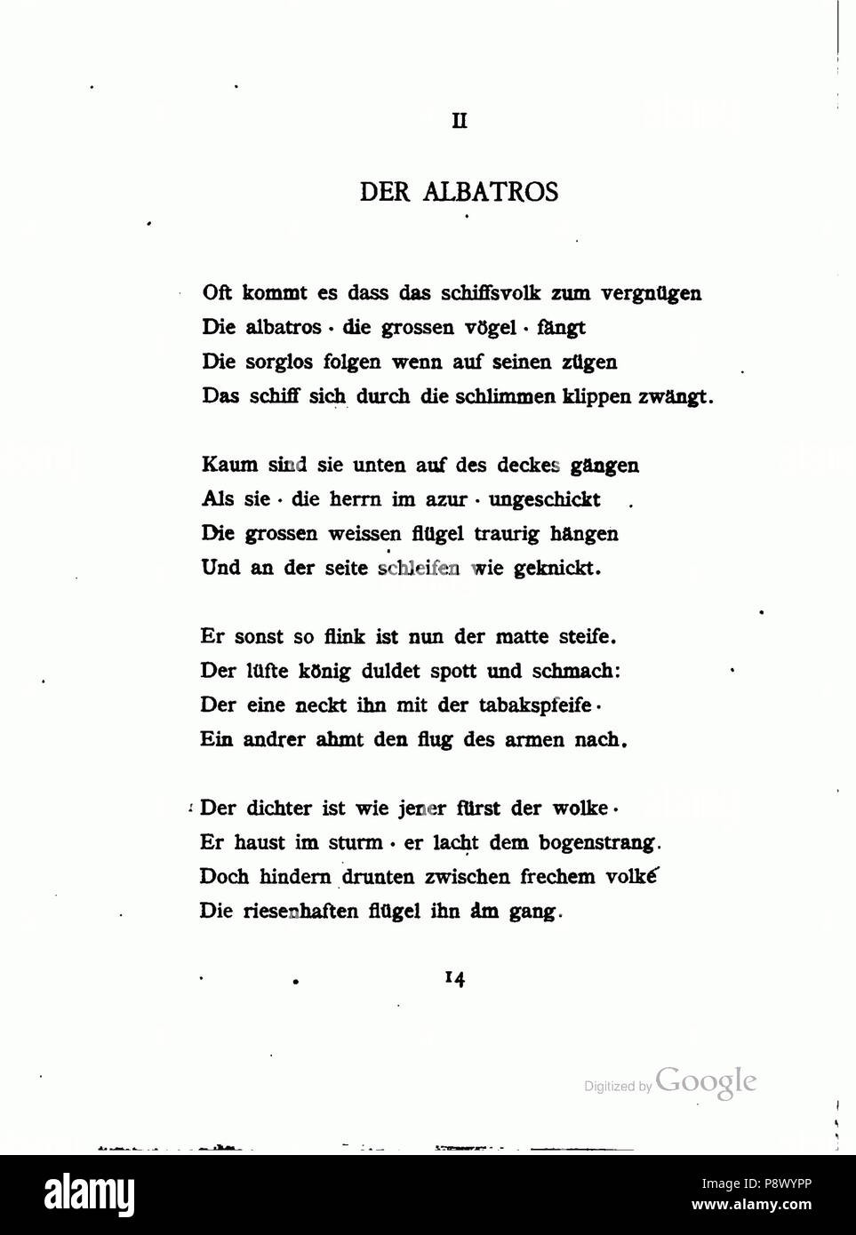 115 Die Blumen des Boesen 014 Stock Photo - Alamy