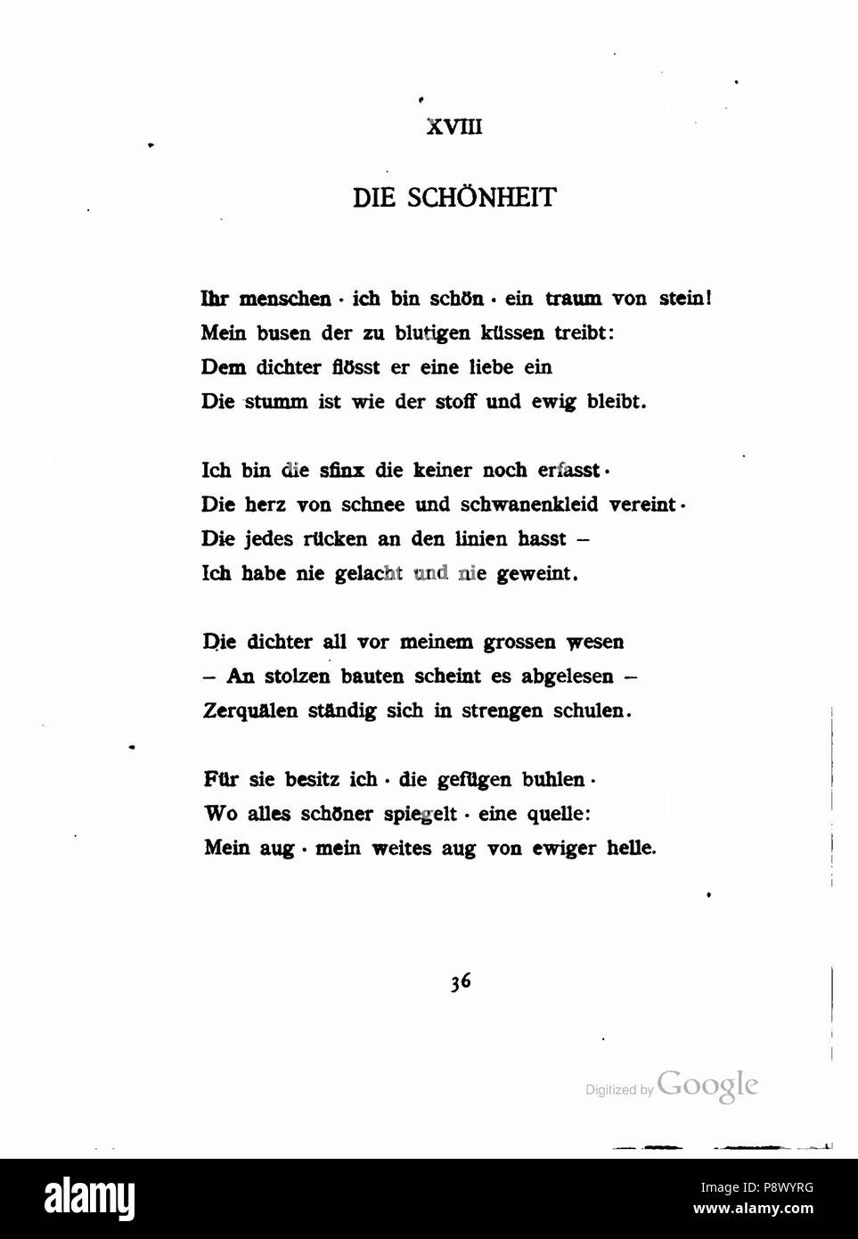 Blumen des bösen hi-res stock photography and images - Alamy