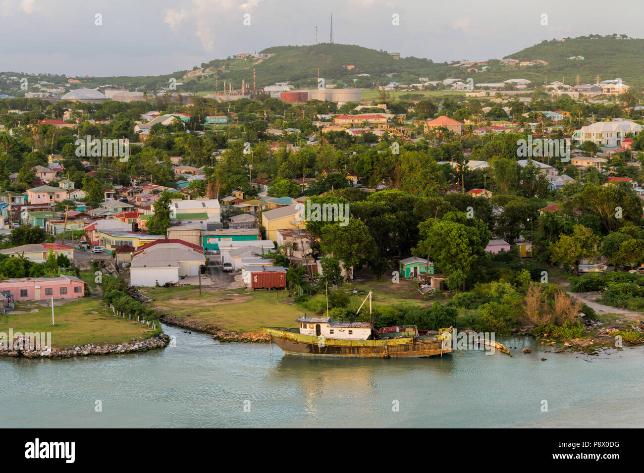 Port of Antigua Stock Photo - Alamy