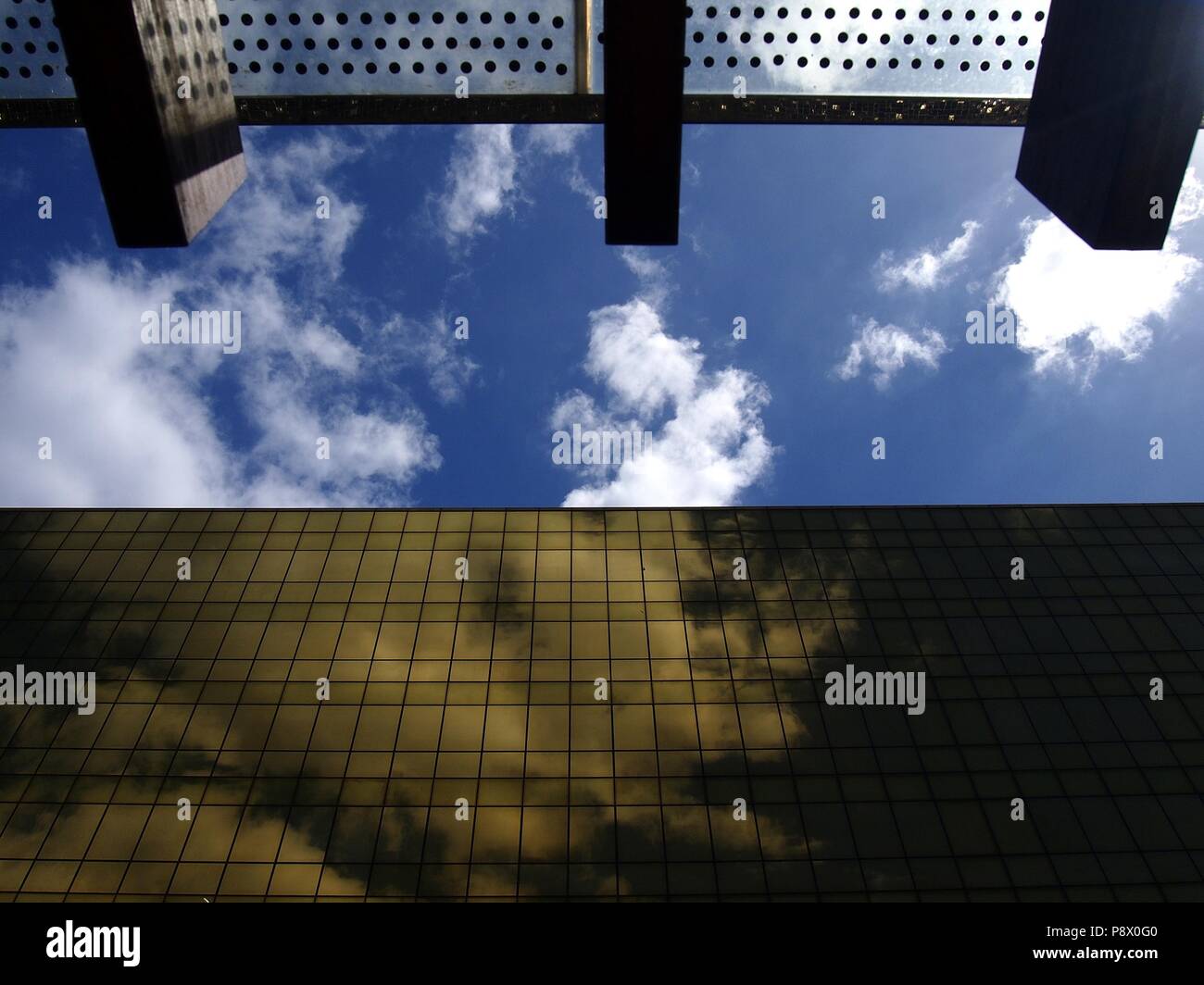 PARANAQUE, METRO MANILA, PHILIPPINES - JANUARY 17, 2017: Outdoor garden ...