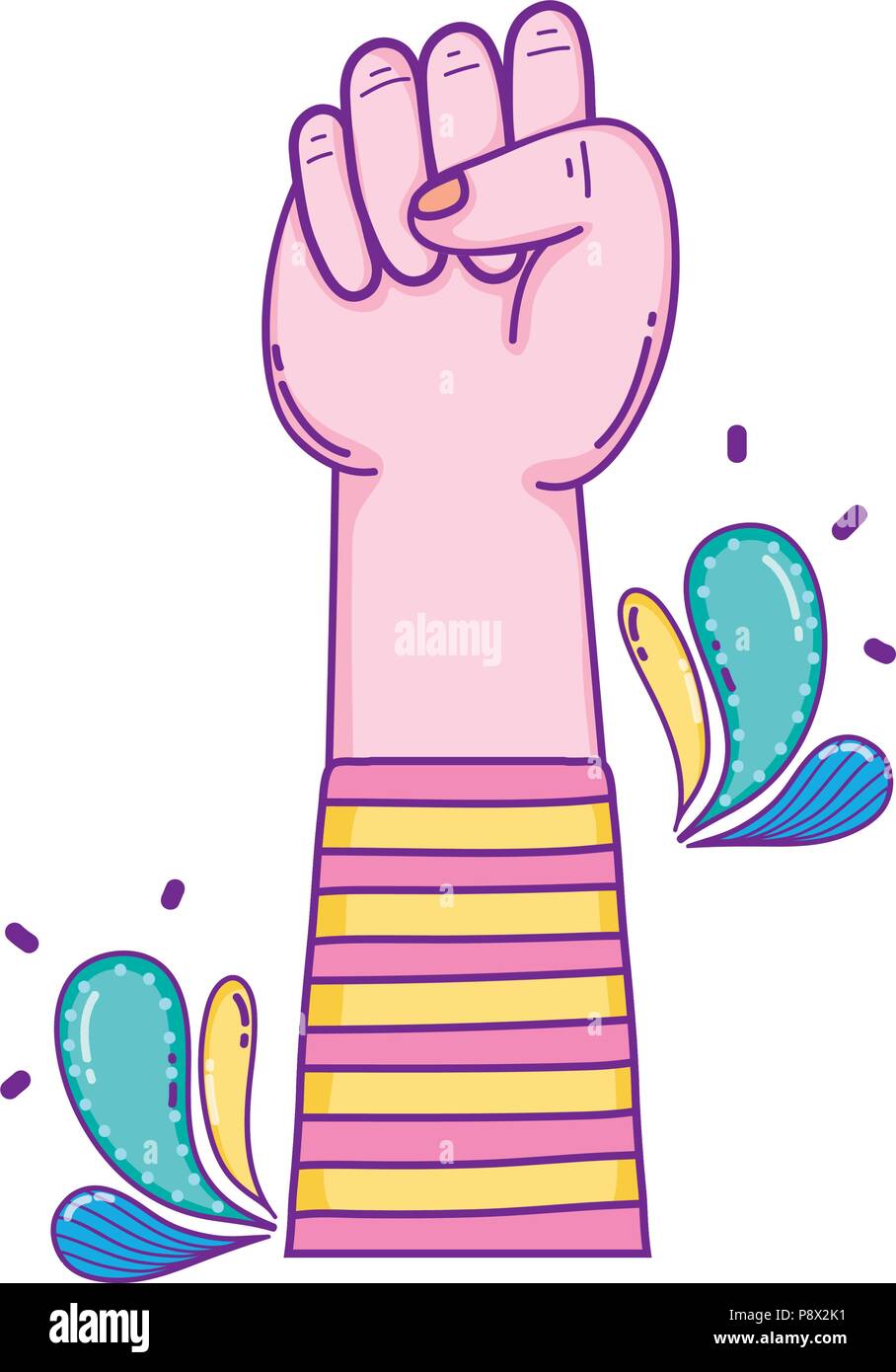 Man fist middle finger up Stock Vector Images - Alamy