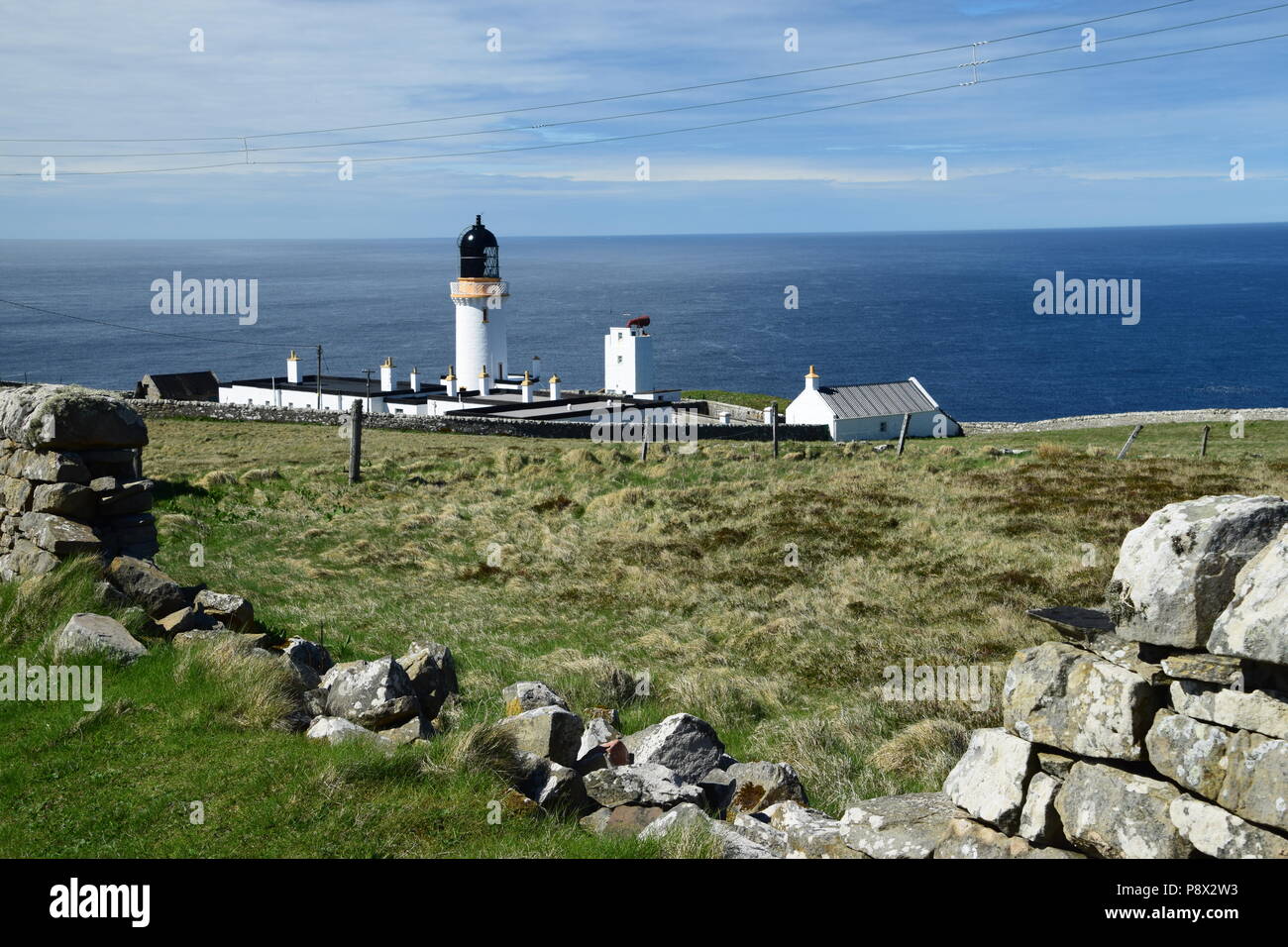 Dunnet Head Lighthouse Stock Photo - Alamy