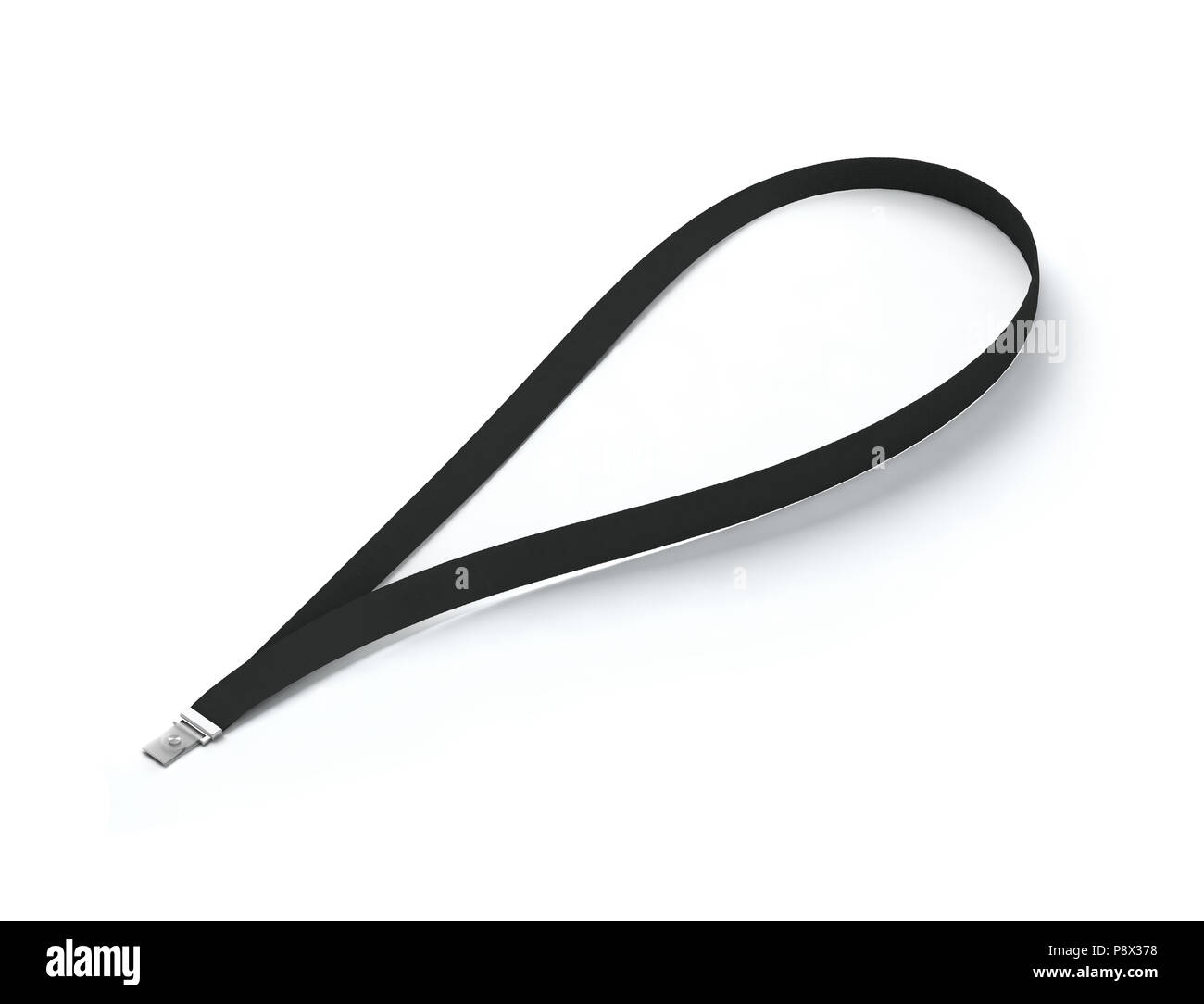 Id badge black mockup Cut Out Stock Images & Pictures - Alamy