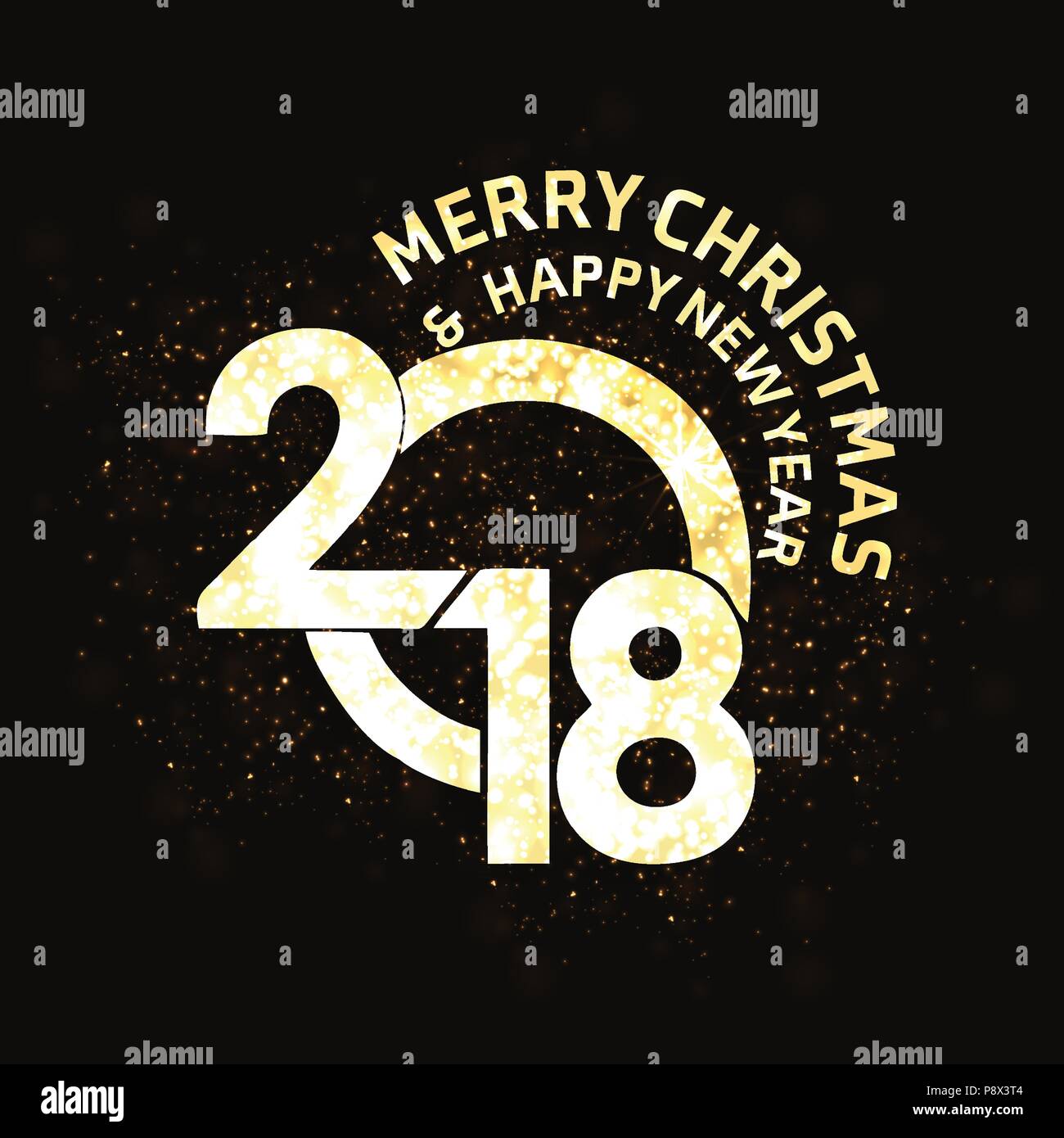 Christmas glitters typographic. For web design and application ...