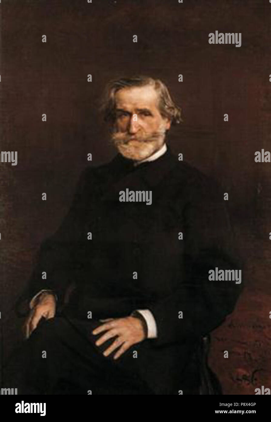 . 64 Boldini - portrait-of-guiseppe-verdi-1813-1901-1886 Stock Photo ...