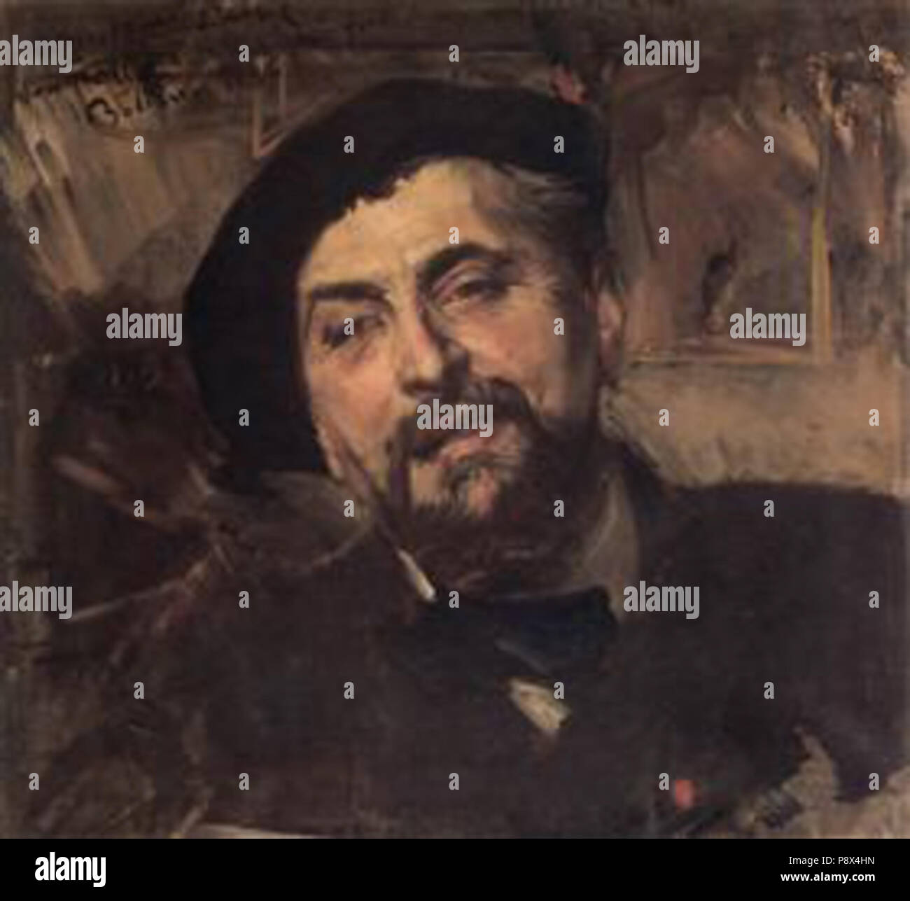 . 64 Boldini - portrait-of-the-artist-ernest-ange-duez-1896 Stock Photo ...