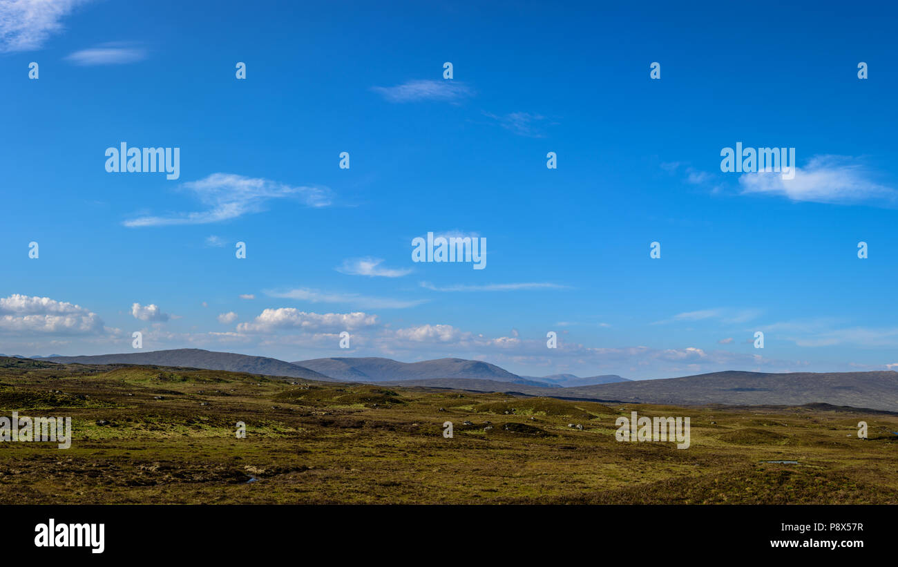 Scottish landscape. mountains and beautiful sky above Scotland Stock ...