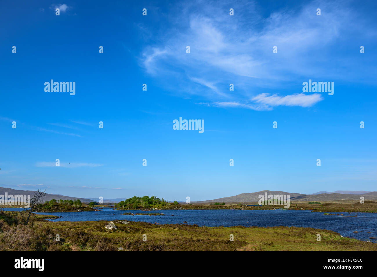 Scottish landscape. mountains and beautiful sky above Scotland Stock ...