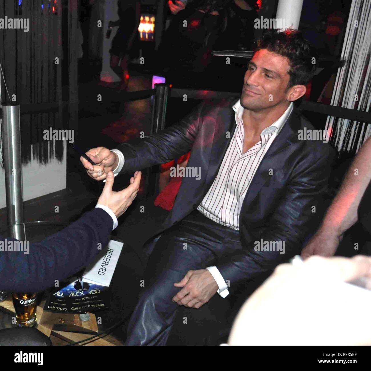 Southport Uk, ALEX REID night out in Southport , Merseyside credit Ian ...