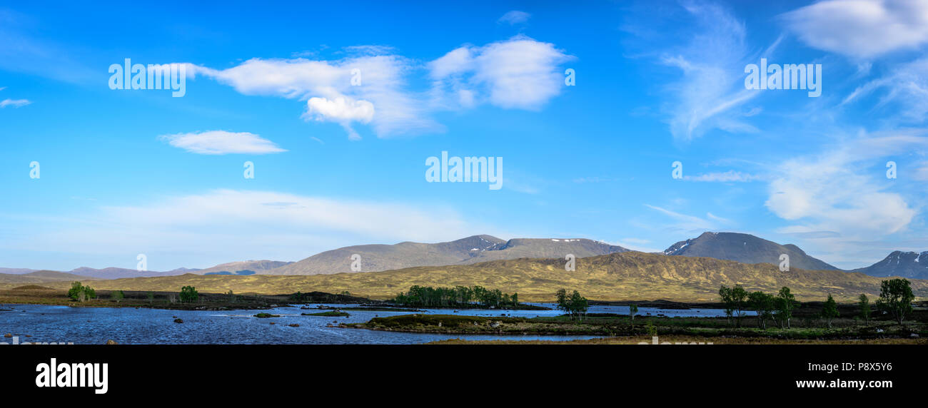 Scottish landscape. mountains and beautiful sky above Scotland Stock ...