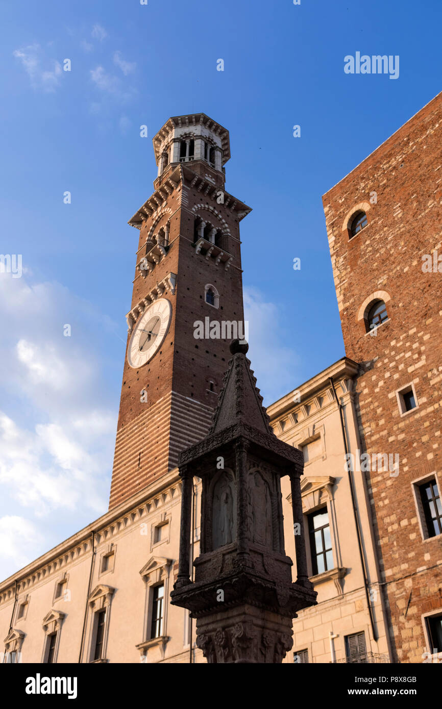 Torre dei lamberti medieval city hi-res stock photography and images ...